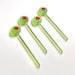 Olive Acrylic Pick Set – Set of 4 Frosted Green Martini & Charcuterie ...