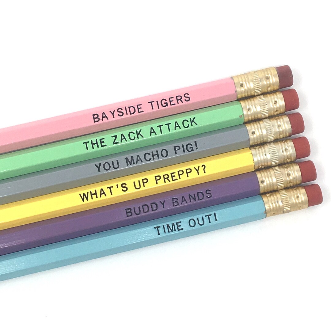 Zack Attack Pencil Set - Etsy