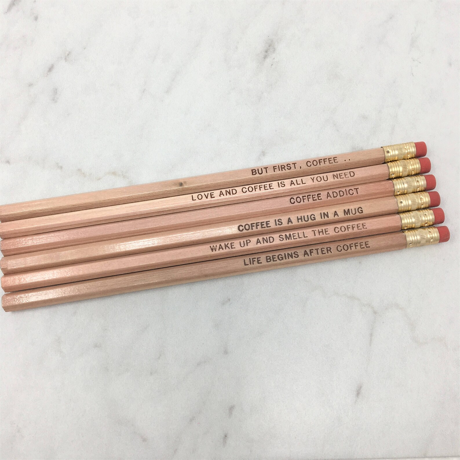 But First Coffee Pencil Set | Etsy