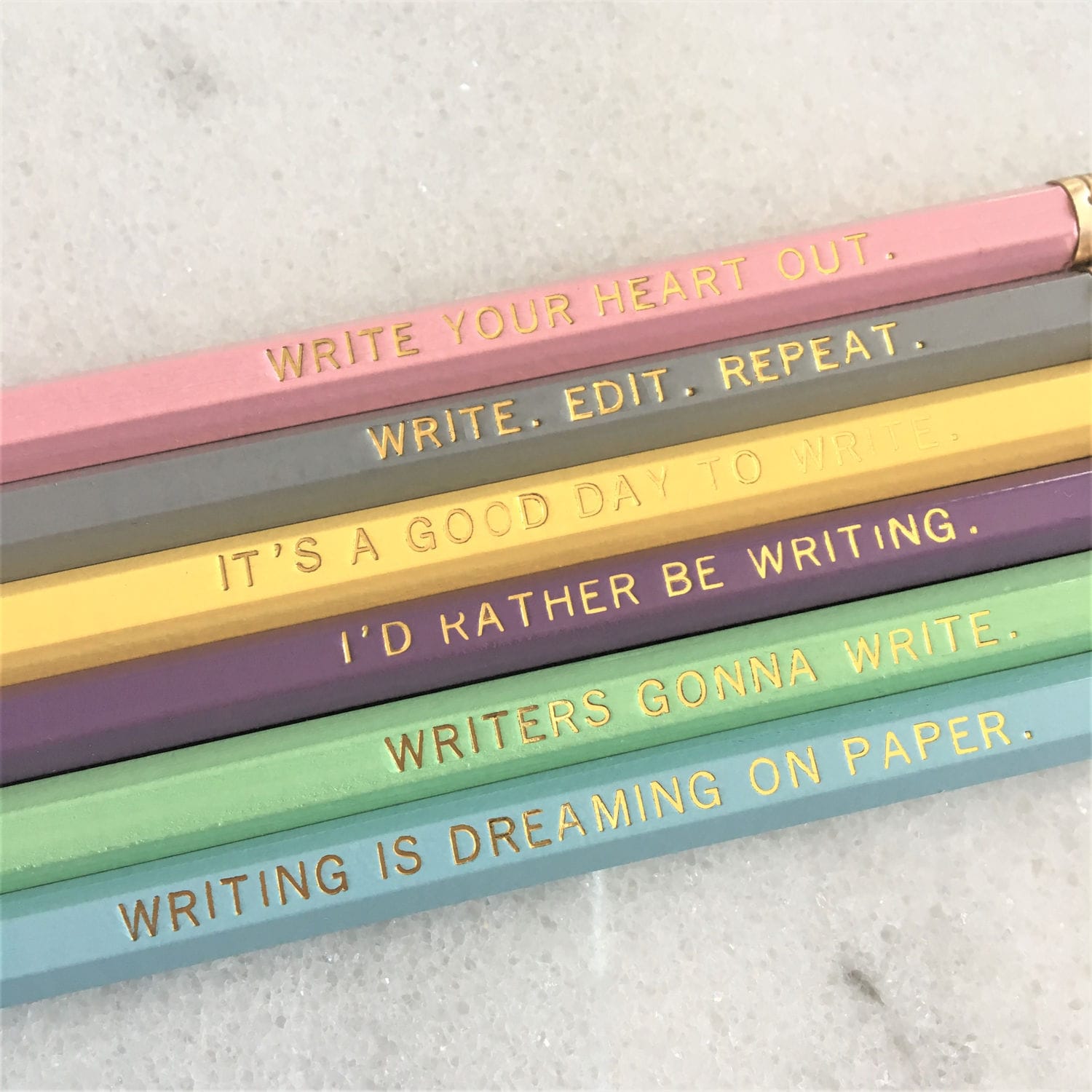 Writers Gonna Write Pencil Set - Etsy
