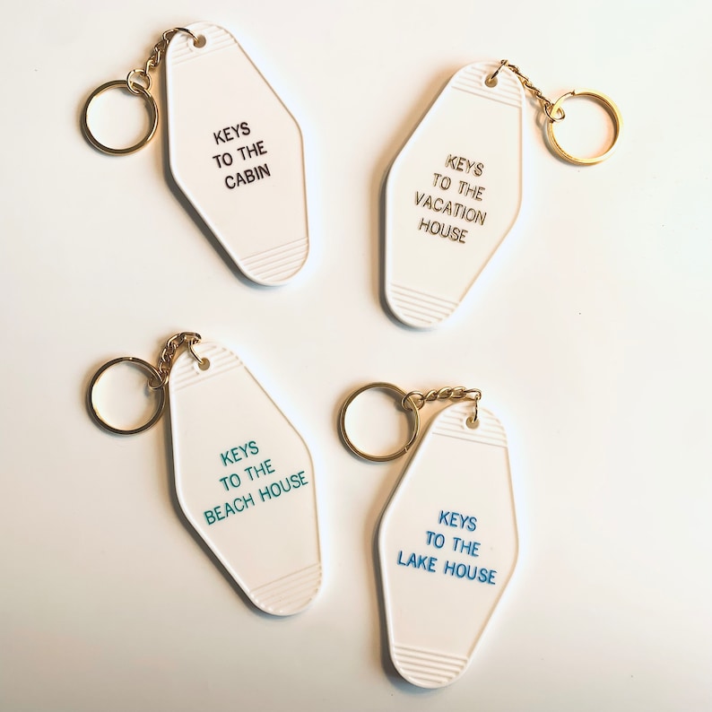 Keys to the Beach House, Vacation House, Cabin, or Lake House Keychain ...