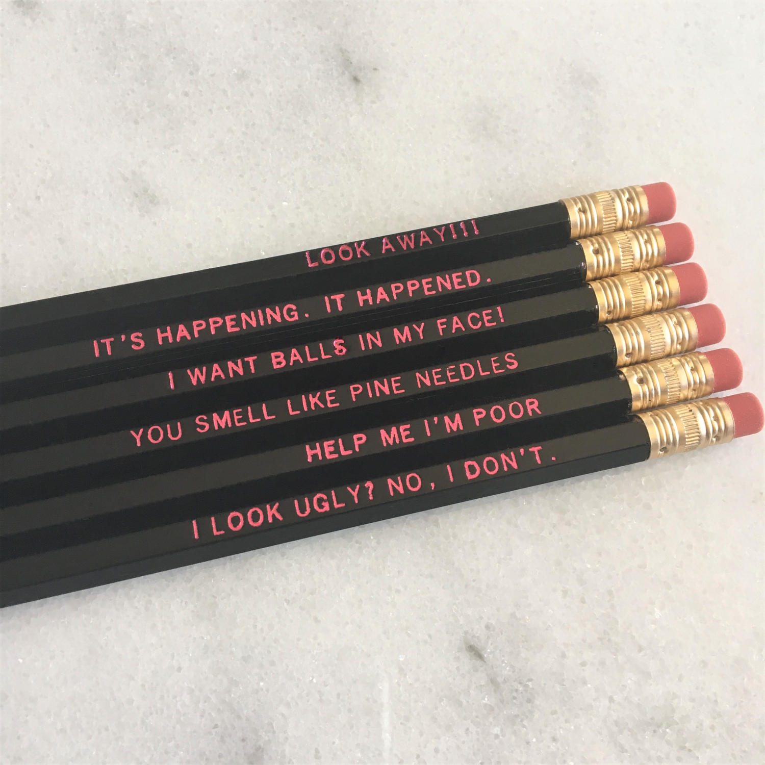 Help Me I'm Poor Pencil Set - Etsy