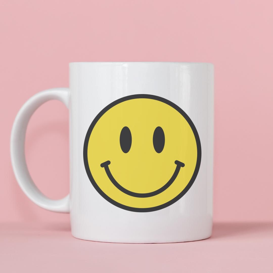 Smiley Face Mug - Etsy