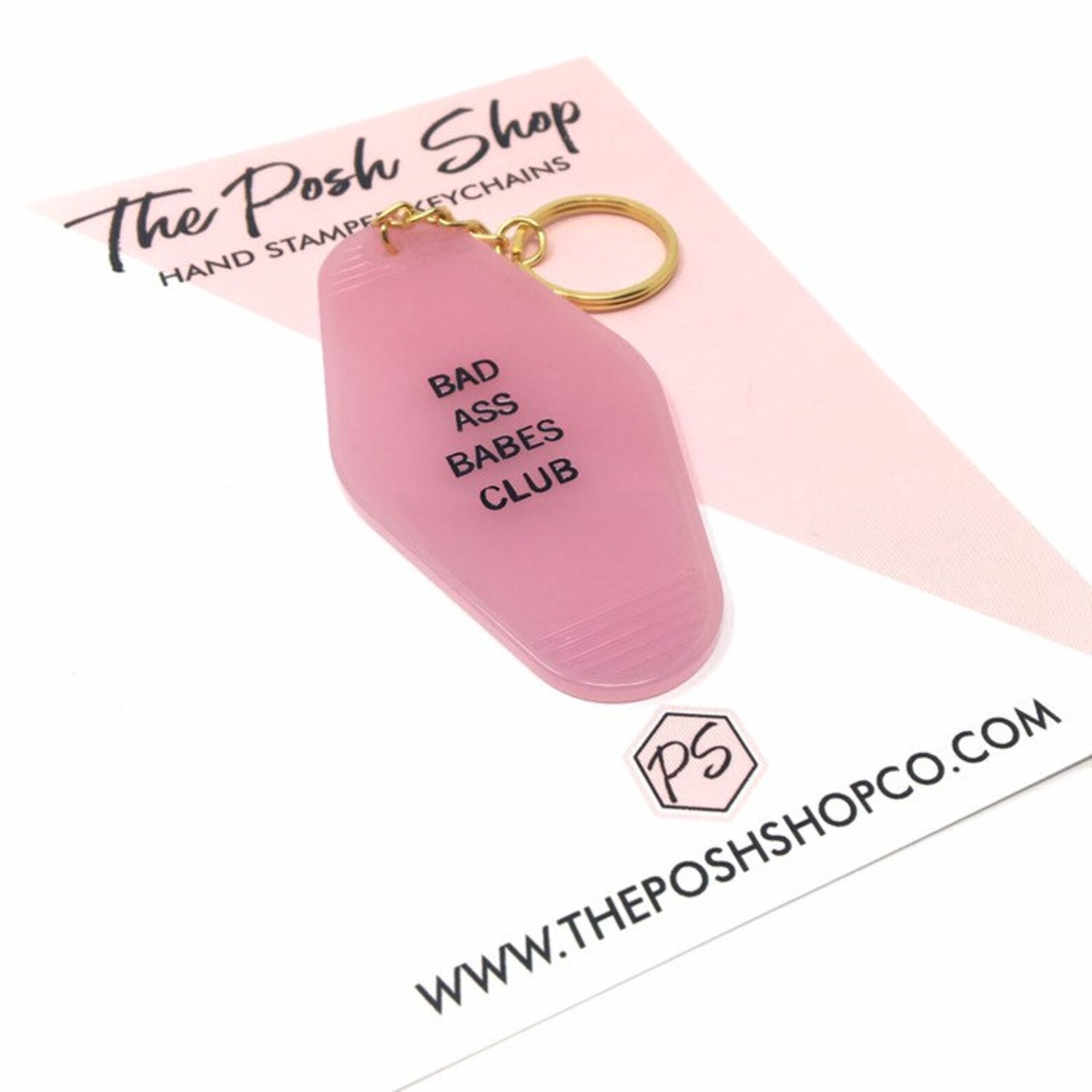 Bad Ass Babes Club Keychain | Etsy