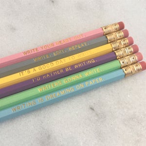 Writers Gonna Write Pencil Set - Etsy