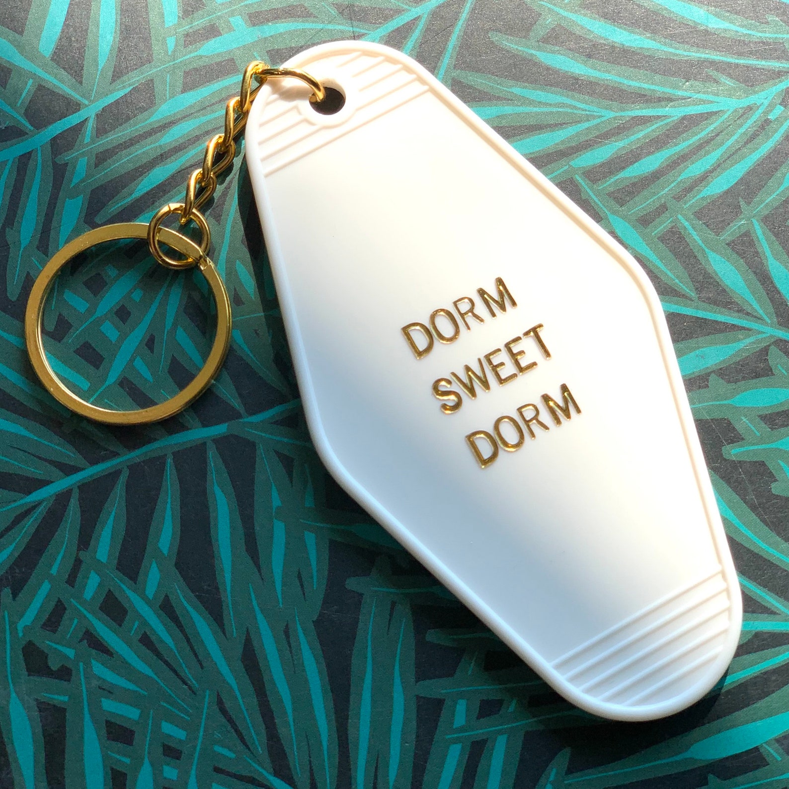 Dorm Sweet Dorm Keychain - Etsy
