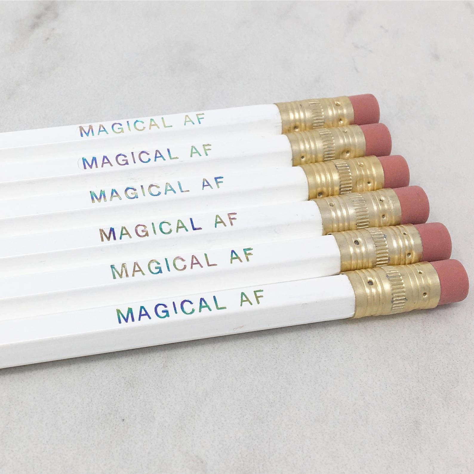 Magical AF Pencil Set - Etsy