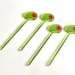 Olive Acrylic Pick Set – Set of 4 Frosted Green Martini & Charcuterie ...