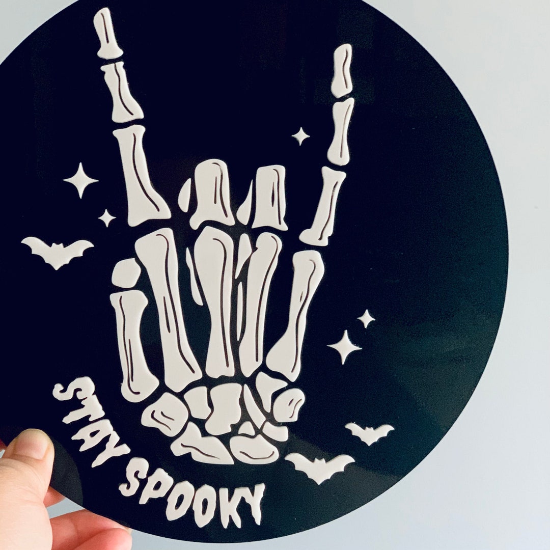 Stay Spooky Halloween Acrylic Sign - Etsy