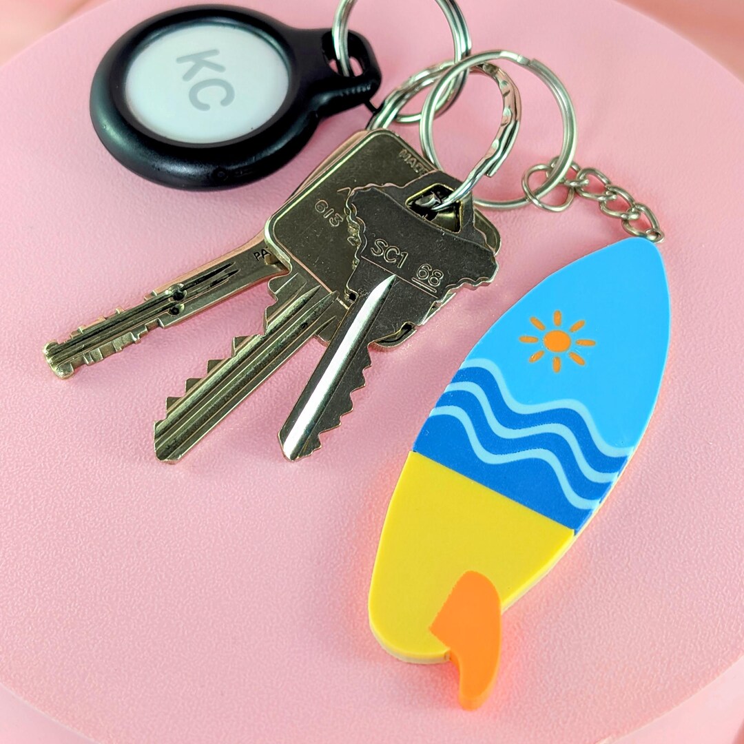 Surfboard | Keychain | 3D Printed | Summer Collection - Etsy