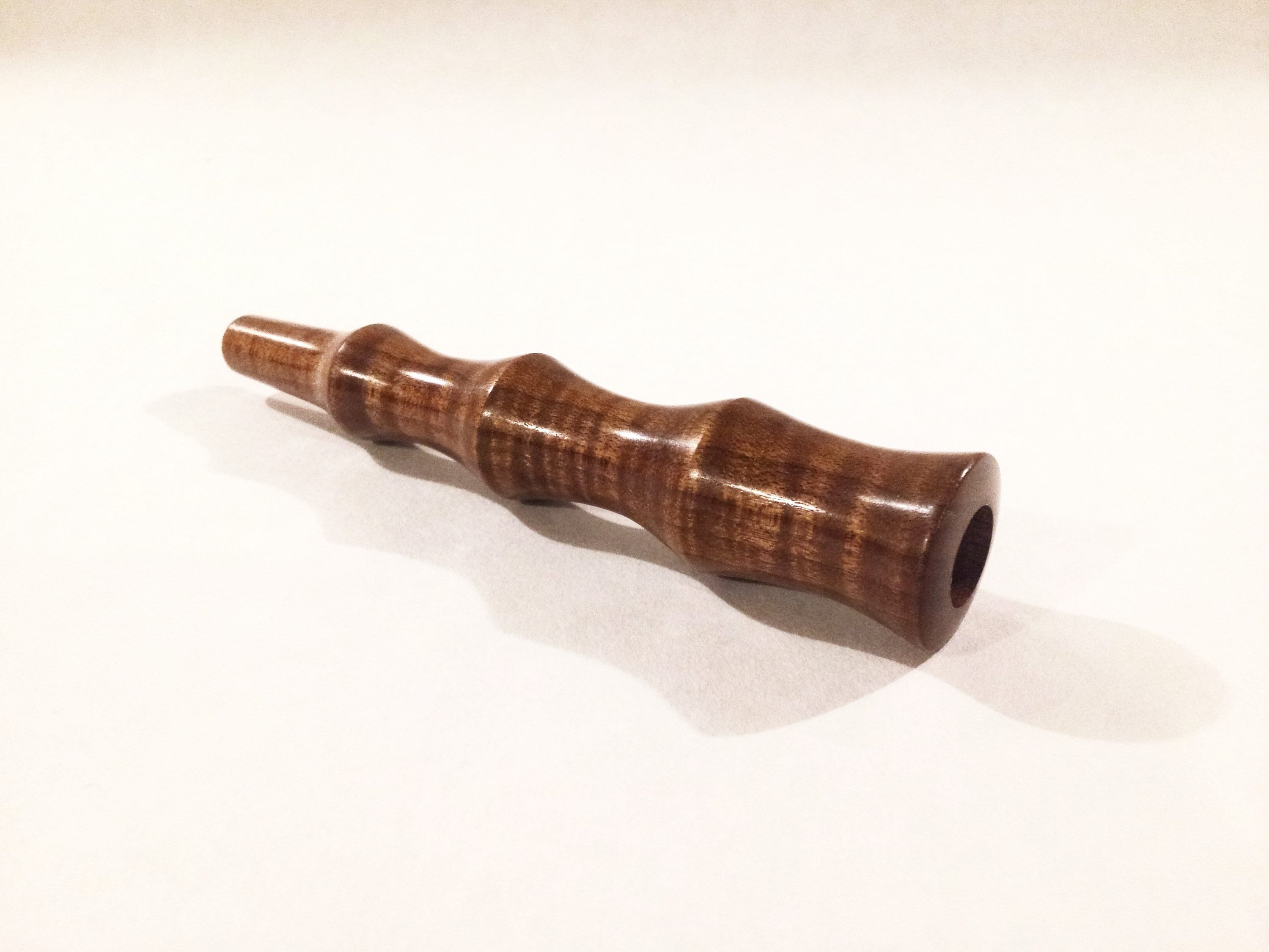 Chillum Pipe Caramelized Curly Maple | Etsy