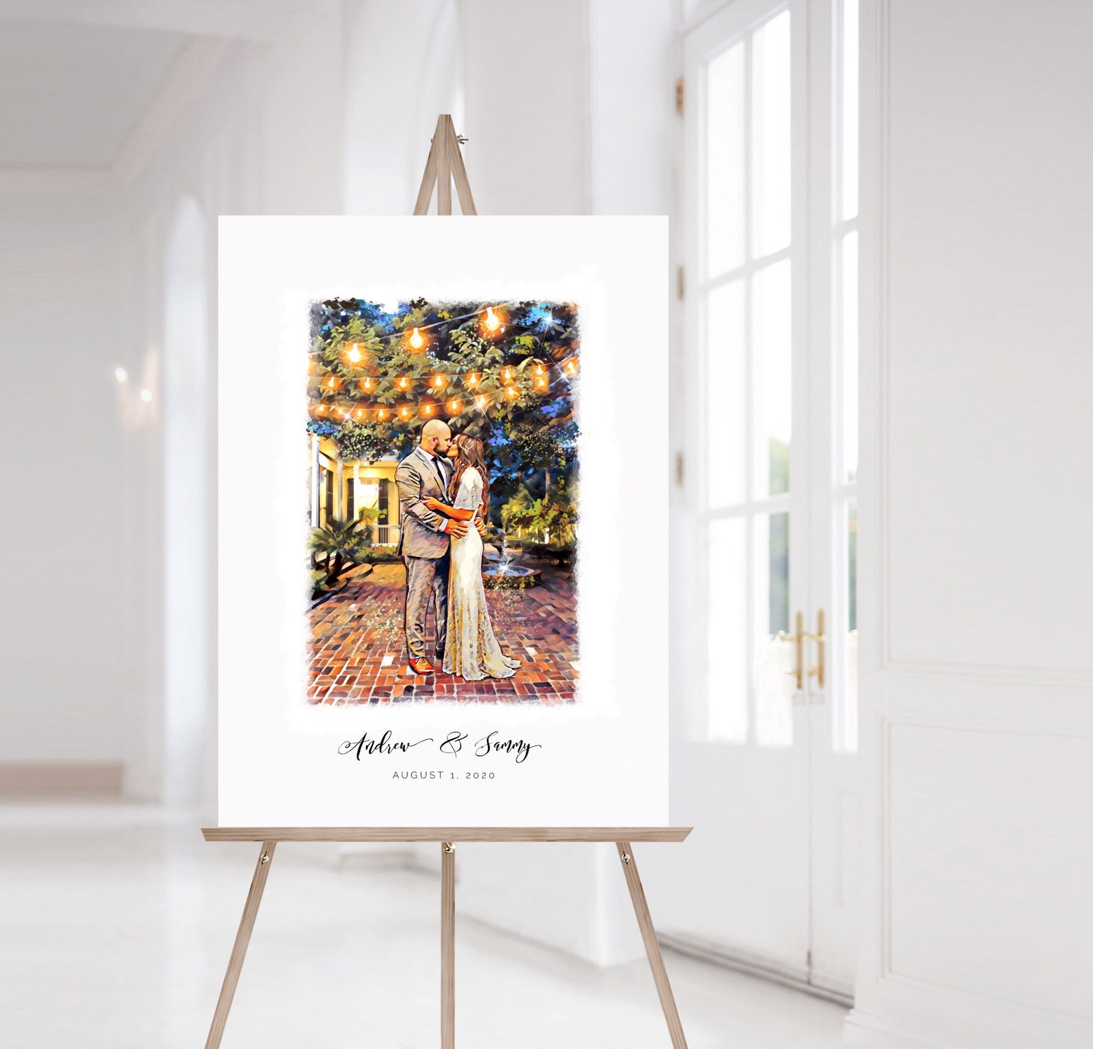 Custom Wedding Guest Sign In Guest Sign in Alternative | Etsy