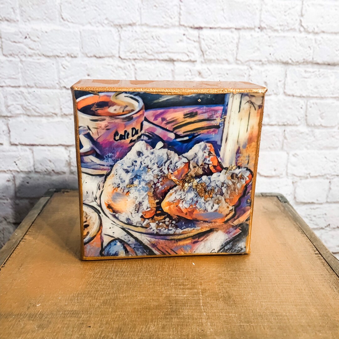 Cafe Du Monde Art, New Orleans Art, Beignet Art, Nola Kids - Etsy