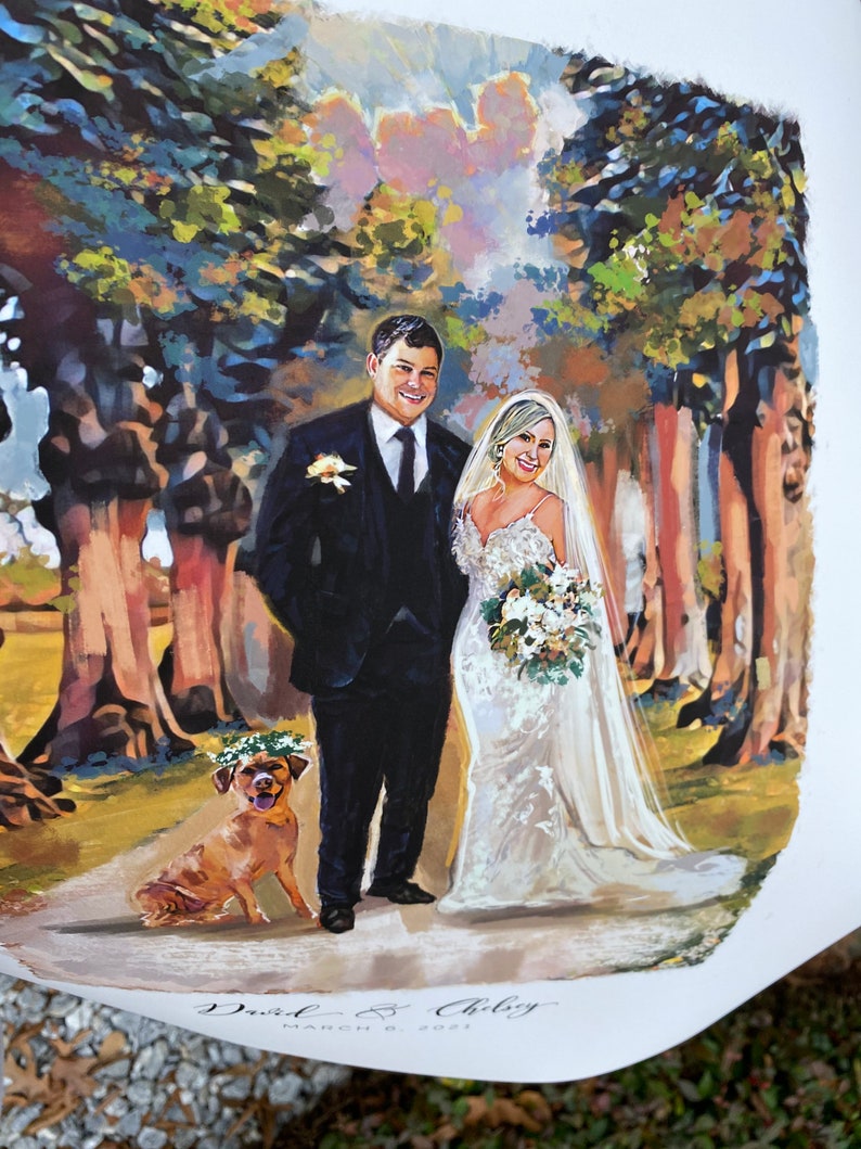 Custom Wedding Art Wedding Inspired Artwork Print From - Etsy