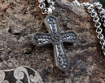 Viking Cross Necklace - Etsy