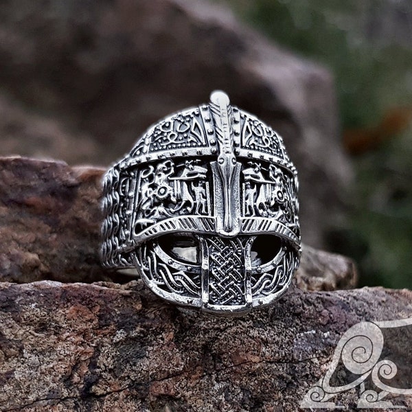 Helmet Ring - Etsy