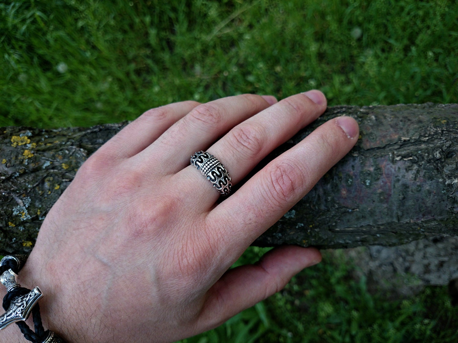 Odin's Ring draupnir Ring Sterling Silver Viking Ring - Etsy