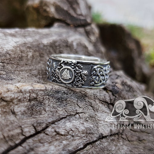 Norse Ringerike Dragon Viking Ring Scandinavian Norse Jewelry - Etsy