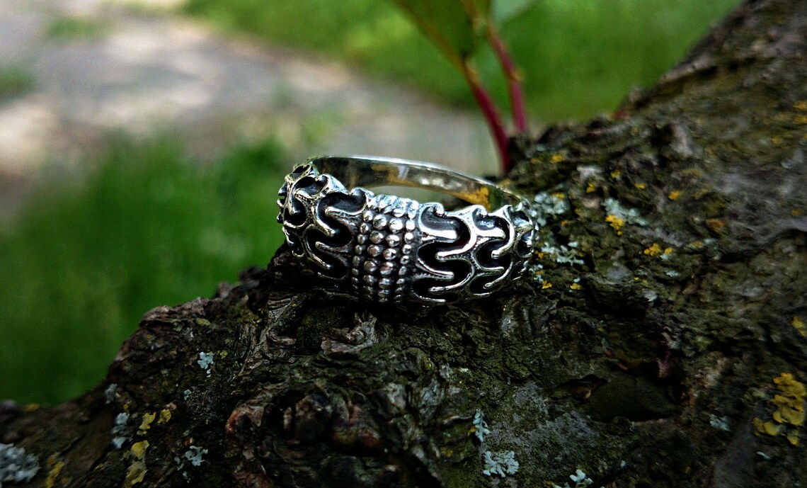 Odin's Ring draupnir Ring Sterling Silver Viking Ring - Etsy