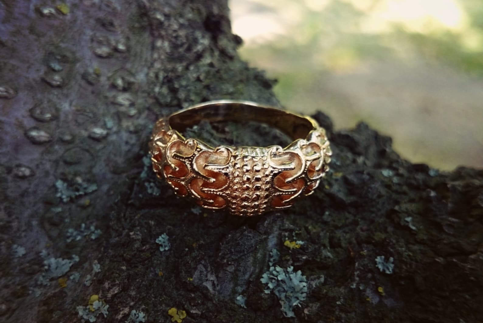 Gold Odin's Ring Draupnir ring Gold 18K Viking Ring | Etsy