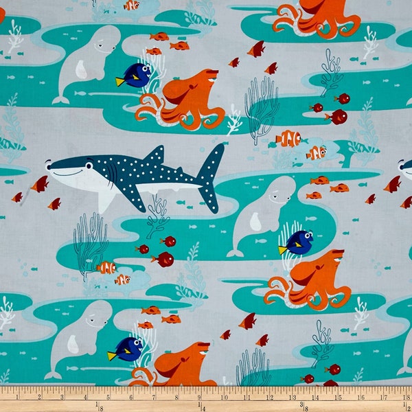 Finding Nemo Fabric - Etsy