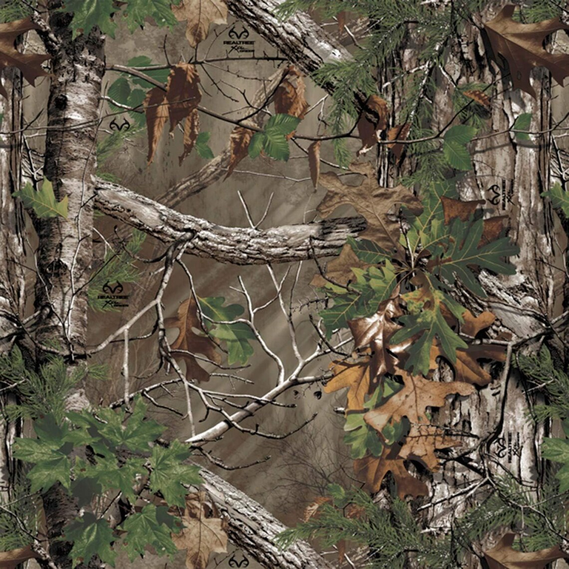 David Textiles Real Tree Extra Green Premium Quality 100% Cotton Fabric ...