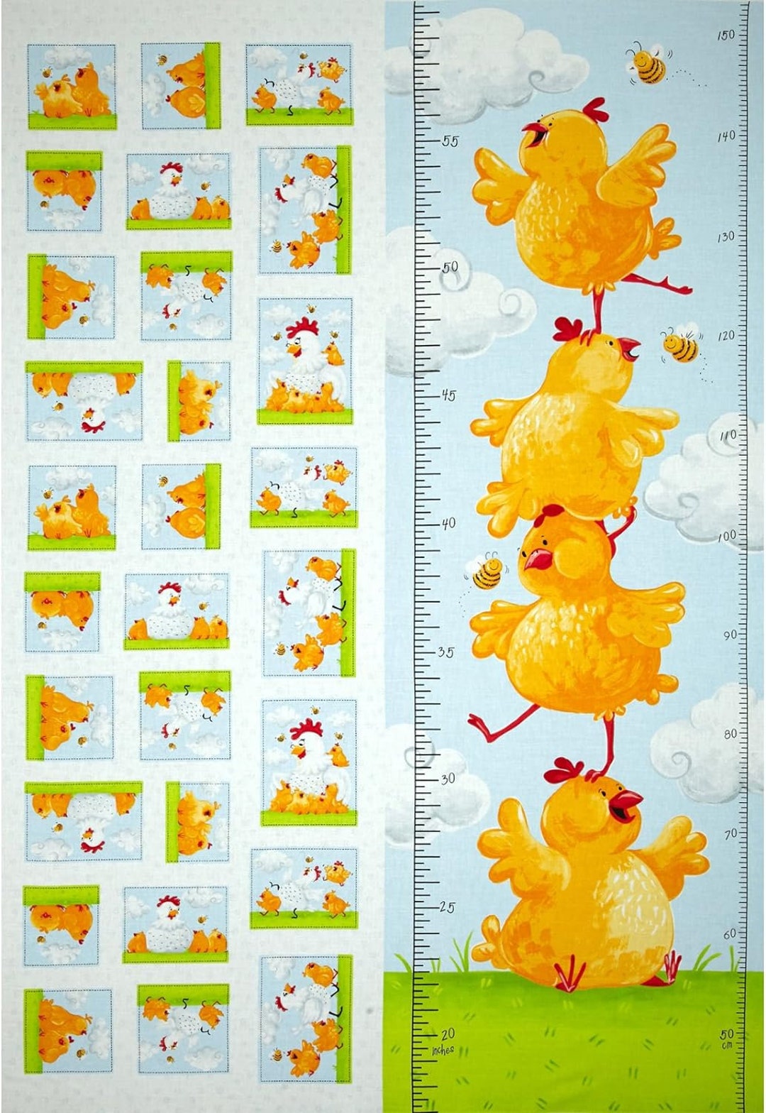 Susybee Pippa & Chicks Pippa Growth Chart 30x43in Panel Premium Quality ...