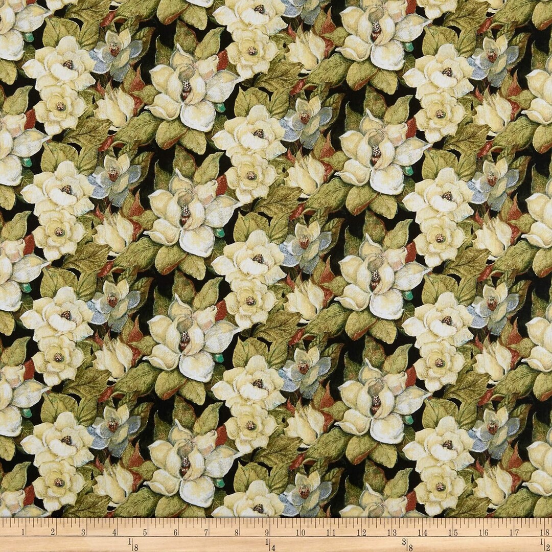 Springs Creative Susan Winget Iridescent Peacock Magnolia Black Premium ...