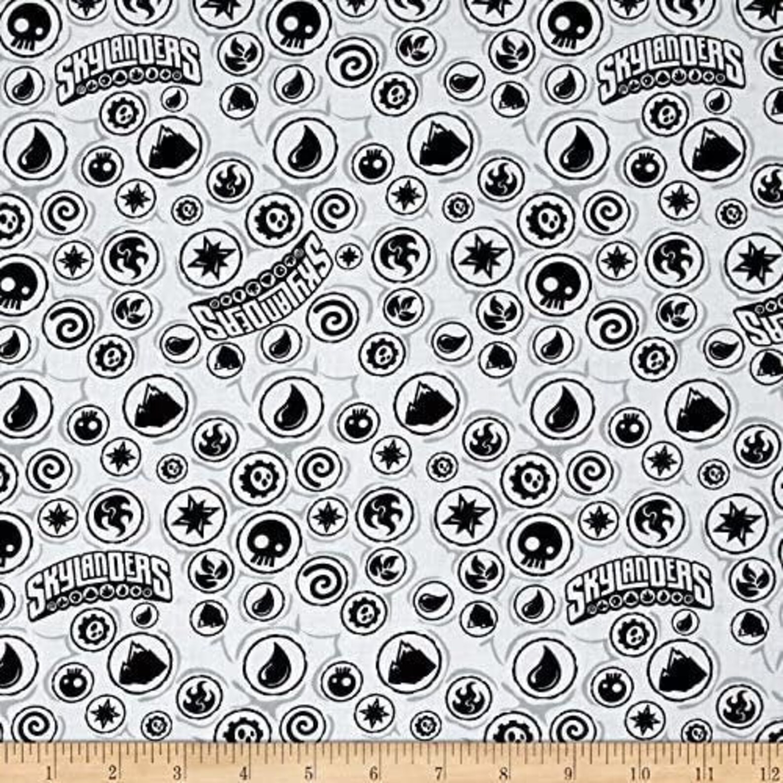 Skylanders Icons White Camelot 100% Cotton Fabric by the Yard - Etsy