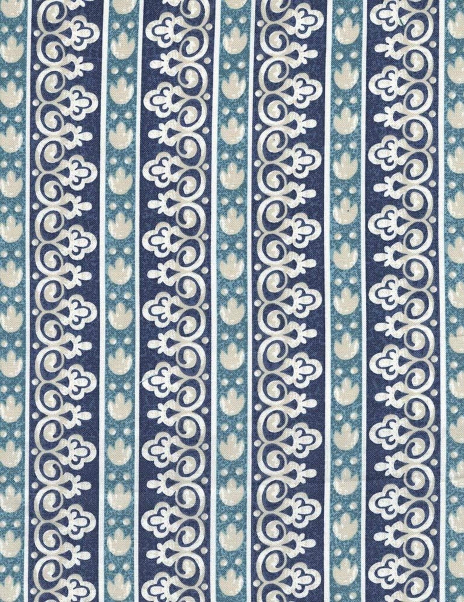 Timeless Treasures Stripes & Swirls Premium Quality 100% Cotton Fabric ...