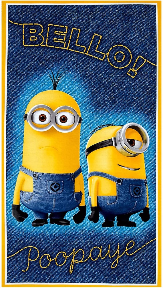 Millions of Minions Bello Panel 23 Quilting Treasures | Etsy