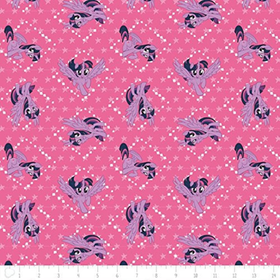 Camelot Fabrics My Little Pony MLP Twilight Sparkle in Pink Premium ...