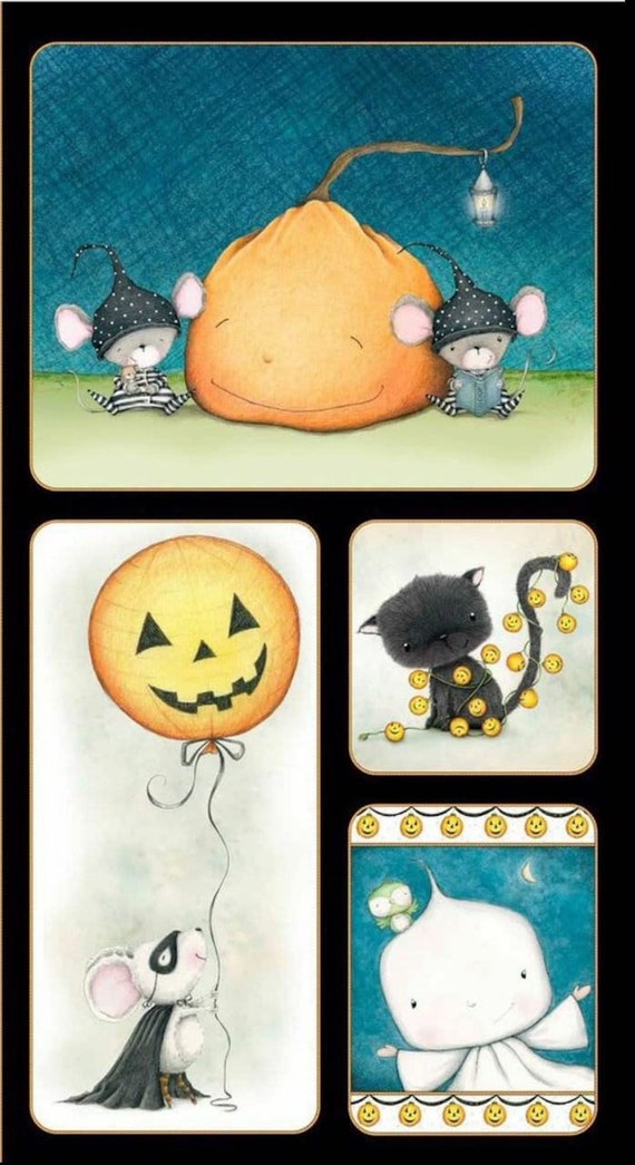 Charmed Halloween Picture Patch Panel 23 Quilting - Etsy