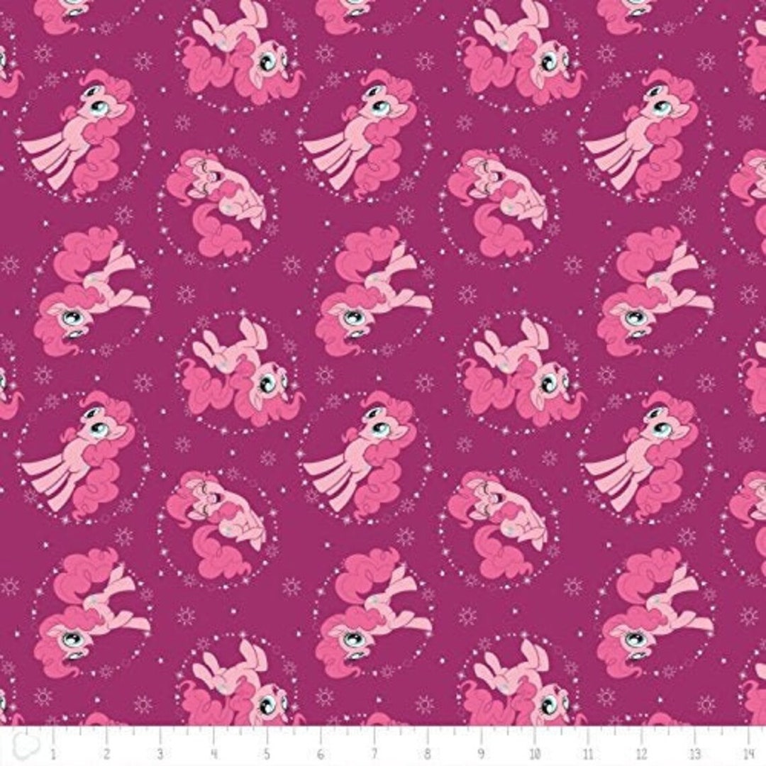 Camelot Fabrics My Little Pony MLP Pinkie Pie in Fuchsia Premium ...
