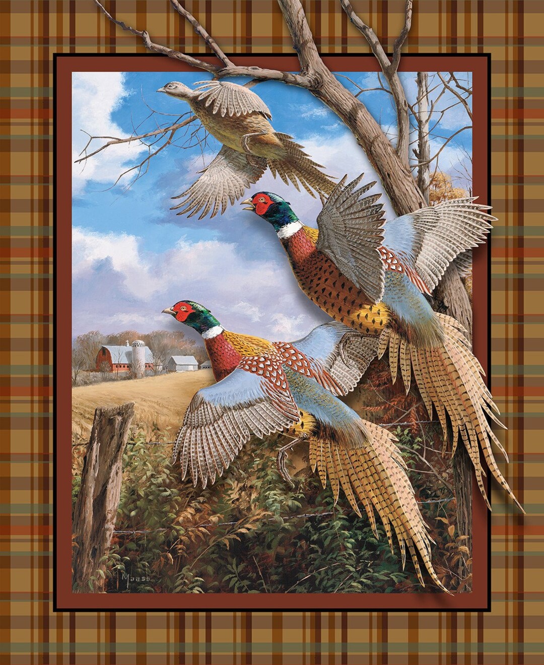 Wild Wings Crested Ringneck Wall Panel by Springs Creative 100% Cotton ...