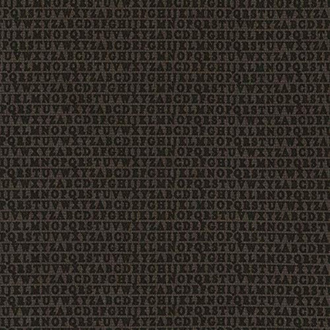 Timeless Treasures Alphabet Fudge Premium Quality 100% Cotton Fabric ...