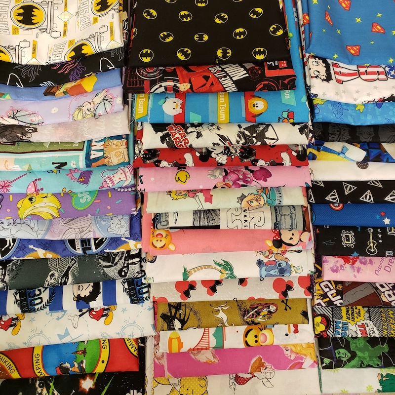 Cartoon Fabric - Etsy