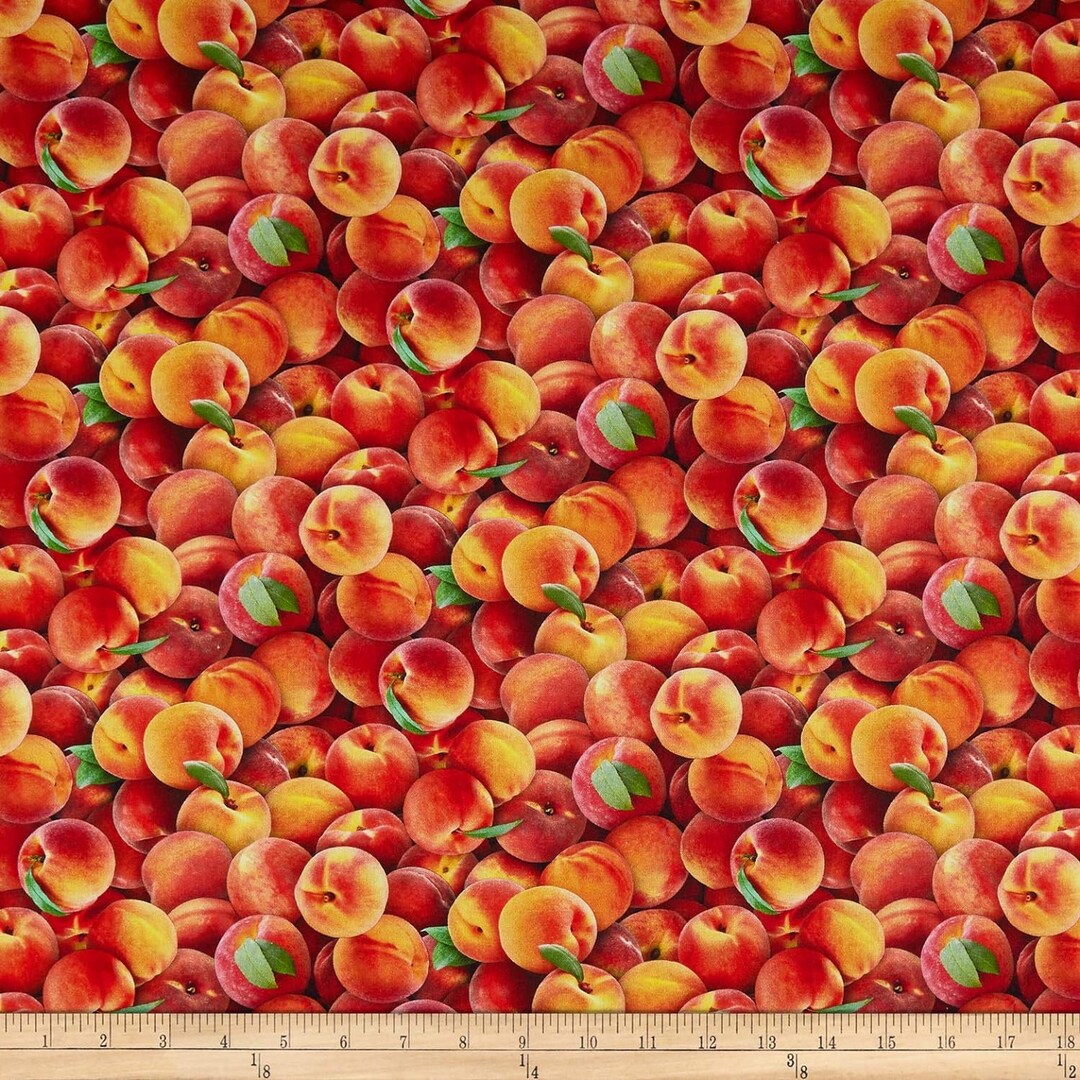 Elizabeth’s Studio Food Festival Peaches Multi Premium Quality 100% ...