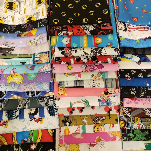 Cartoon Fabric - Etsy