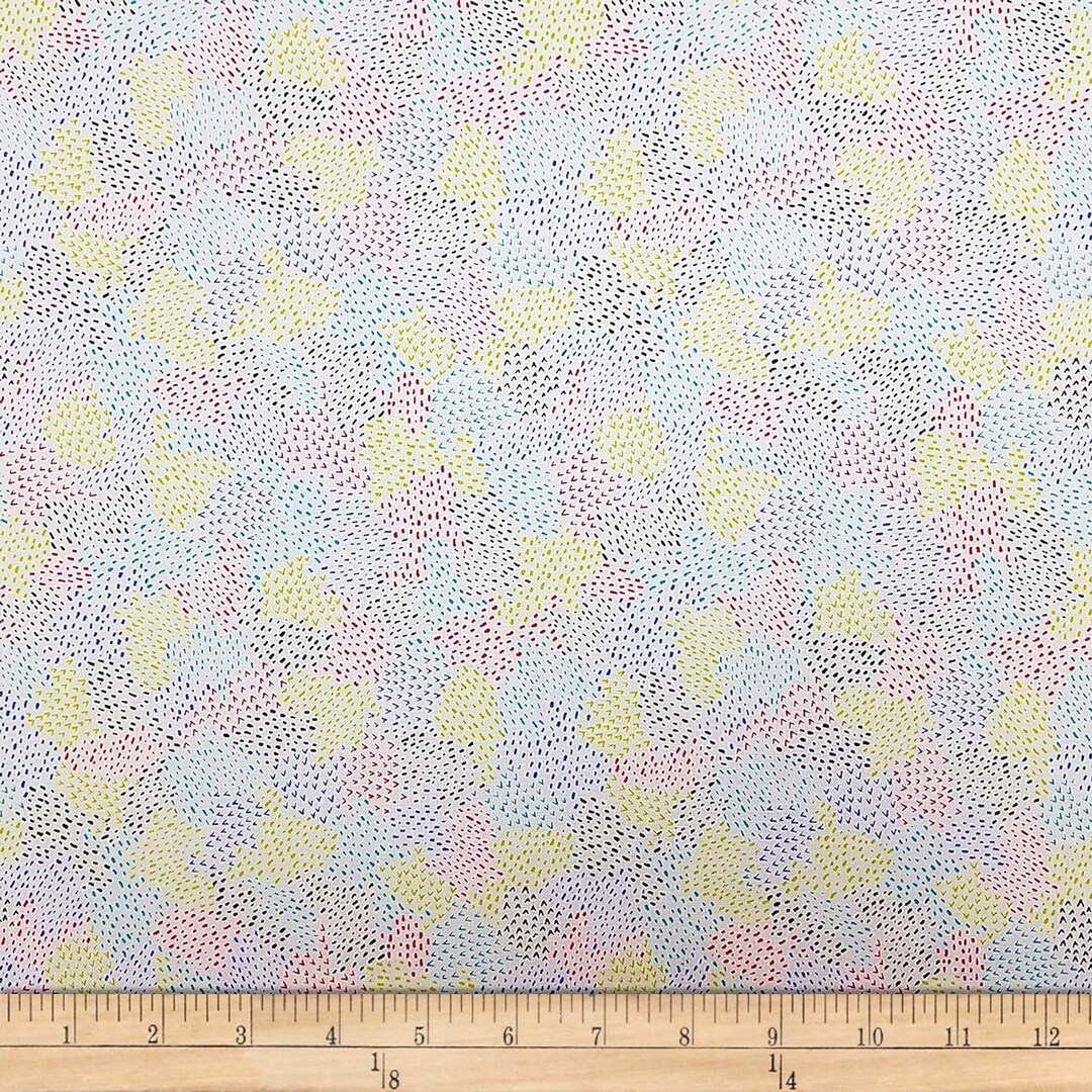 Camelot Fabrics MOD Block Spots Multicolor Premium Quality 100% Cotton ...