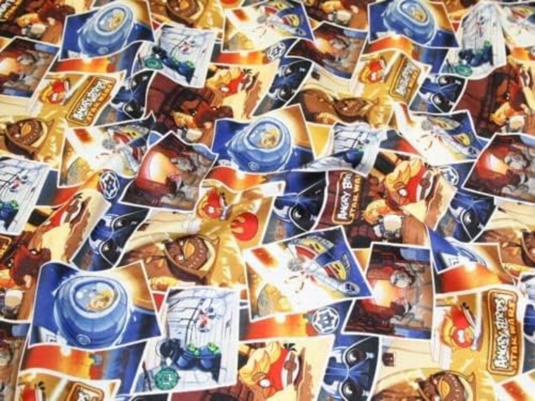 Camelot Fabrics Angry Birds Star Wars Classic Scenes Premium Quality ...