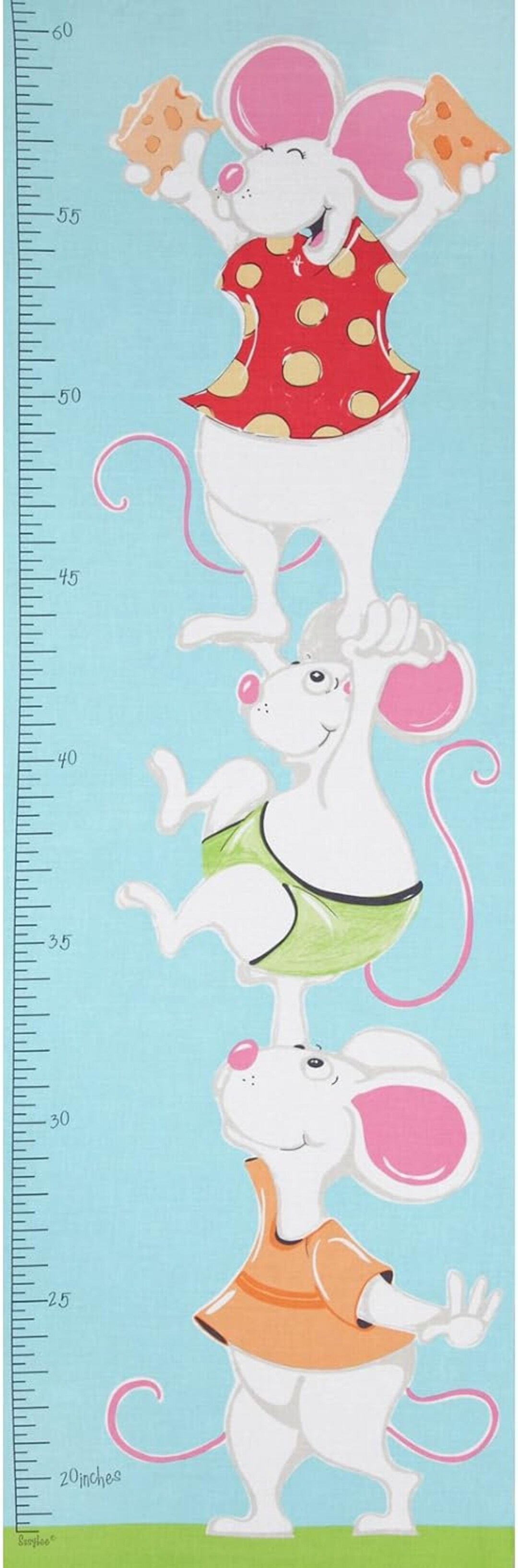 Susybee Lewe & Norton Panel Growth Chart Mouse Panel Premium Quality ...