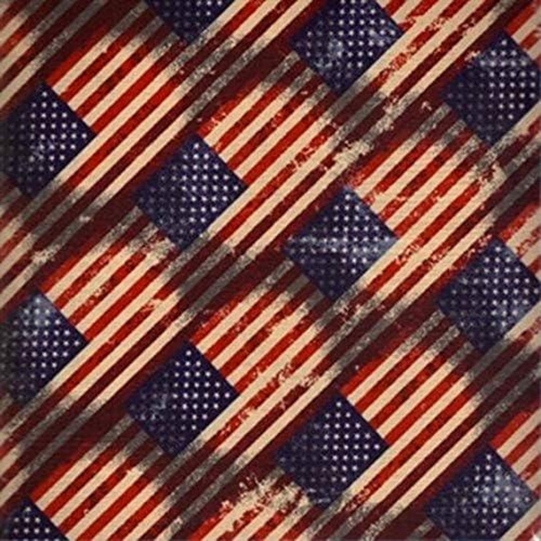 Timeless Treasures Flags Made in the USA Premium Quality 100% Cotton ...