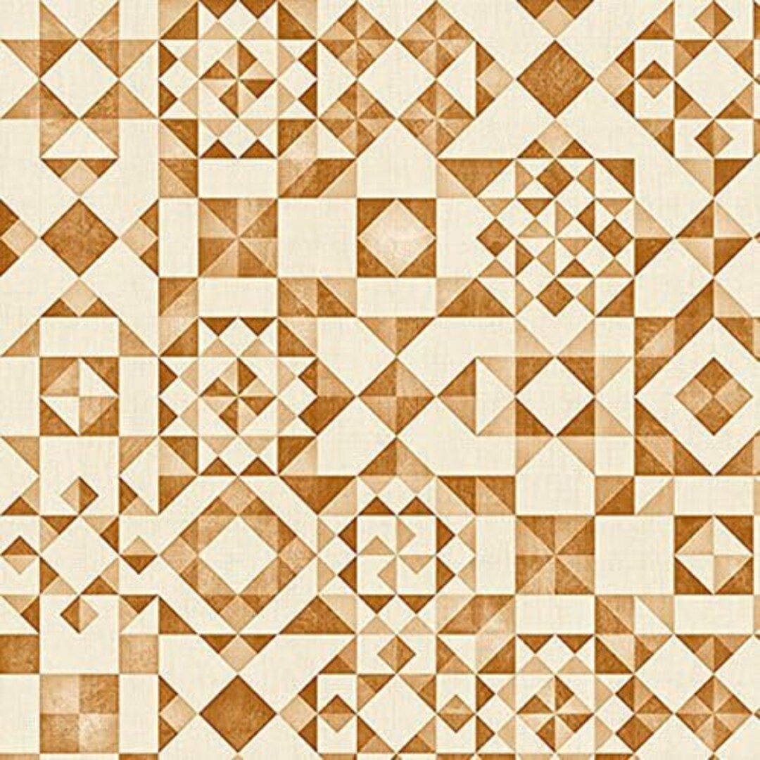 Quilting Treasures Seamless Quilt Blocks Cream Premium Quality 100% ...