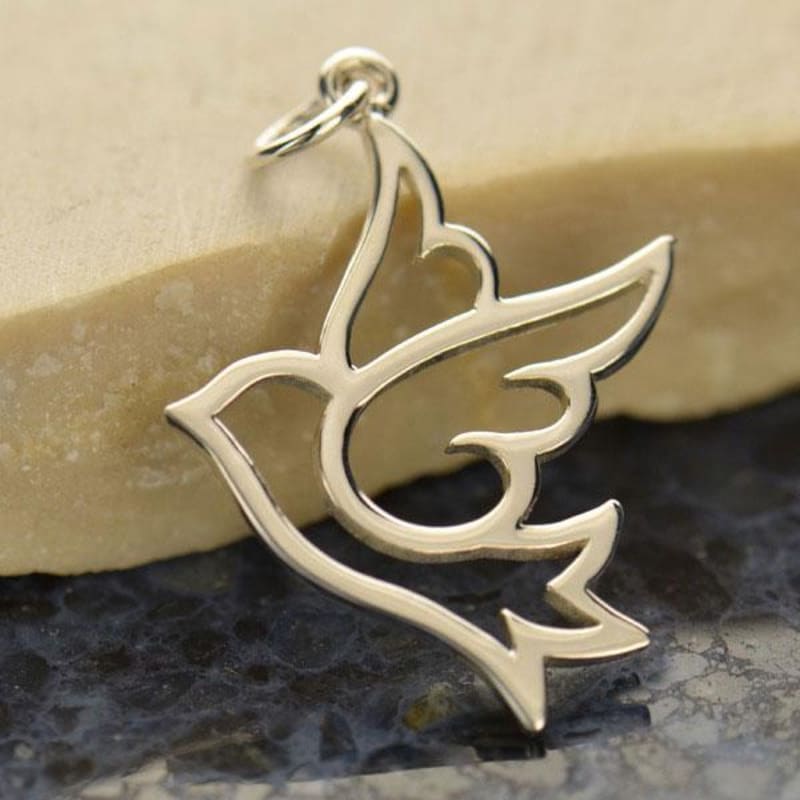 Sterling Silver Dove - Etsy