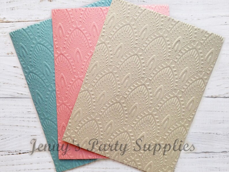 12 8 Embossed Cardstock Textured Card Stock Card Making | Etsy