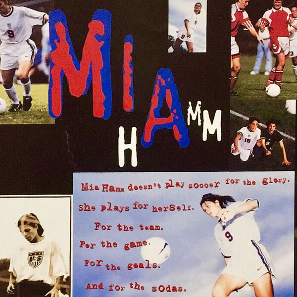 Mia Hamm - Etsy