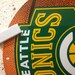 Seattle Supersonics Basketball Cut-out Display. Rare and New. - Etsy