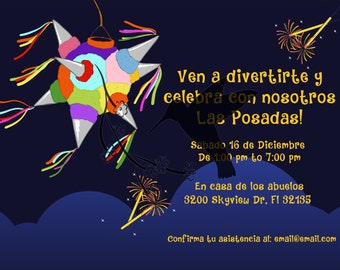 Posada Navidena Invitation - Etsy