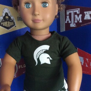 Michigan State ,SPARTANS,18 Inch Dolls Clothes ,handmade ,fits All 18 ...